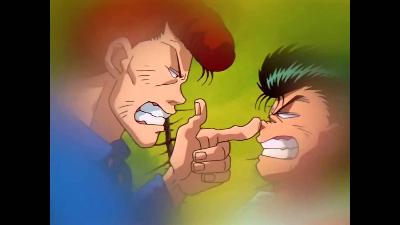 Yusuke powers up for the first time - YouTube