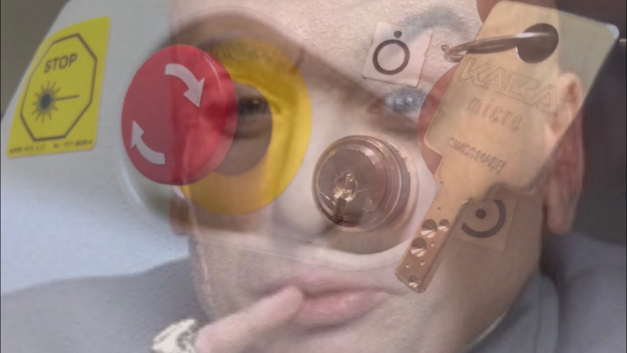 removing a broken key from a laser - Kaba Micro! - YouTube