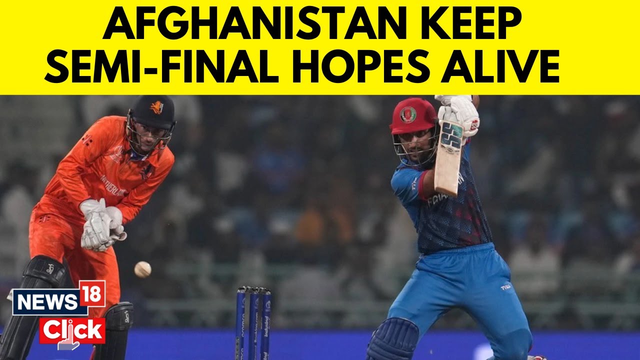 NED vs AFG, World Cup 2023 Highlights | Afghanistan Keep Semi-Final ...