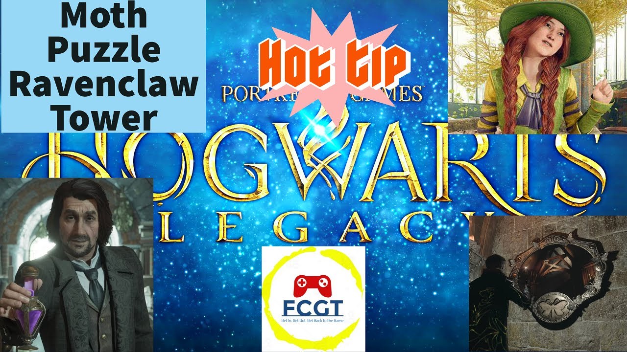Hogwarts Legacy Ravenclaw Tower Moth Puzzle Location Xbox PS5 PC - YouTube