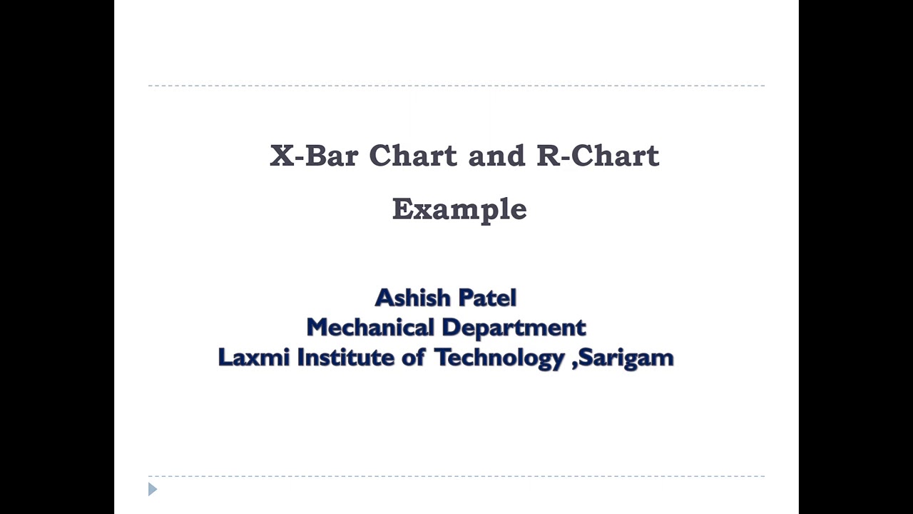 X bar And R Chart Example Ashish Patel YouTube X bar And R Chart Example Ashish Patel YouTube