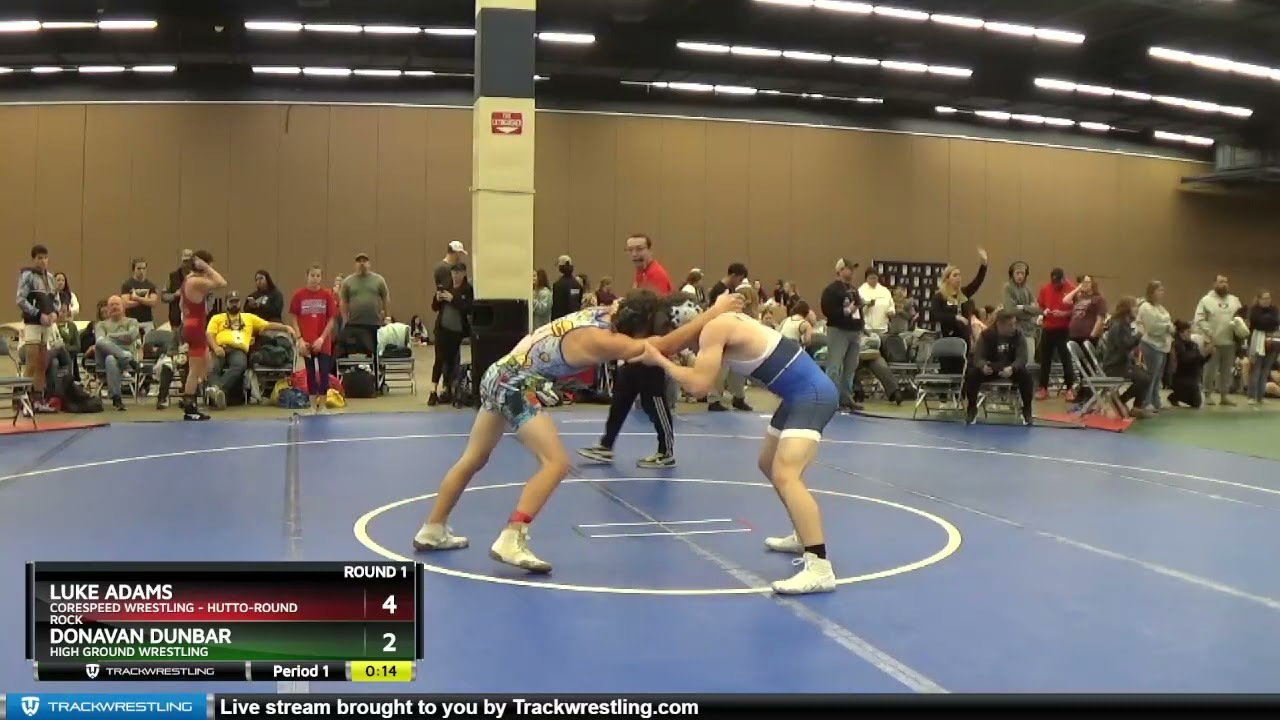 117 Lbs Round 1 - Donavan Dunbar, High Ground Wrestling Vs Luke Adams ...