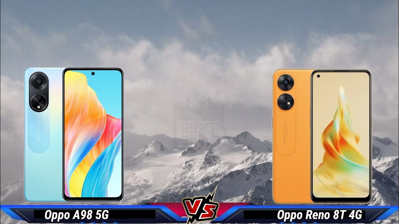 Oppo A98 5G vs Oppo Reno 8T 4G - YouTube