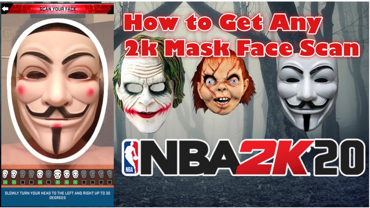 How To Get Anonymous Face Scan On Nba2k20 | Cheesy Face Scan Nba2k20 ...