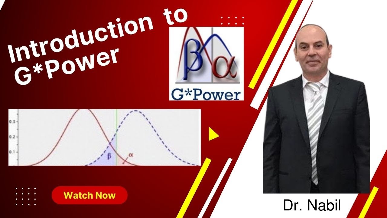Introduction to G*Power - YouTube