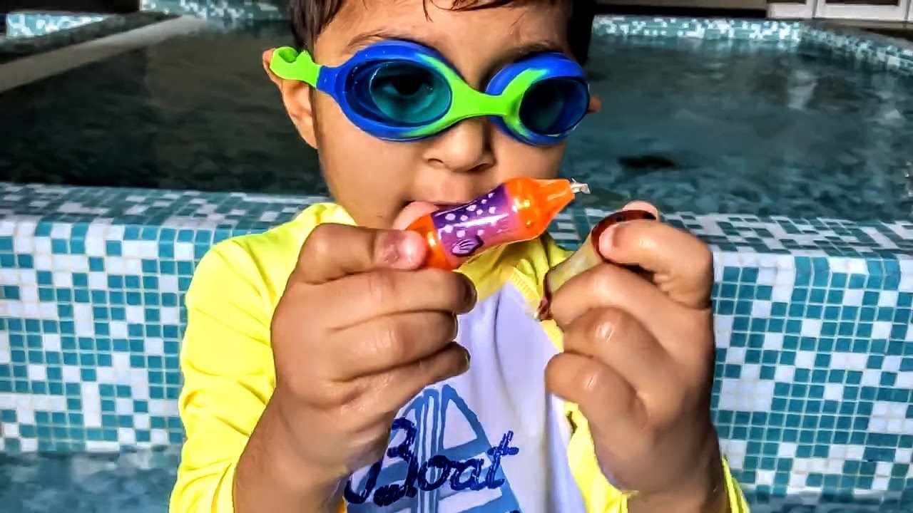 Playing with Aquabots. Video for Kids. - YouTube