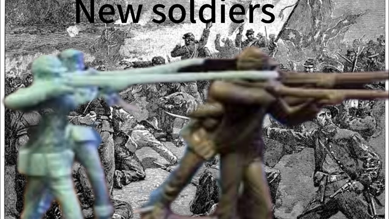 New civil war army men - YouTube