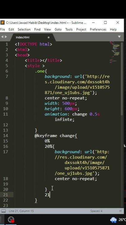 Walking | HTML CSS - YouTube