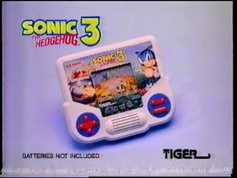 Tiger Electronics - Sonic 3 LCD Handheld Commercial (1994) - YouTube