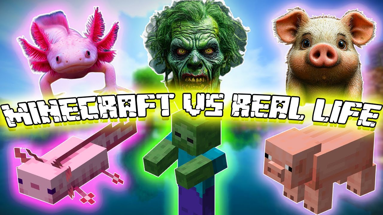 I Spent 30 Days in Minecraft Vs REAL LIFE and Here's What Happened ...