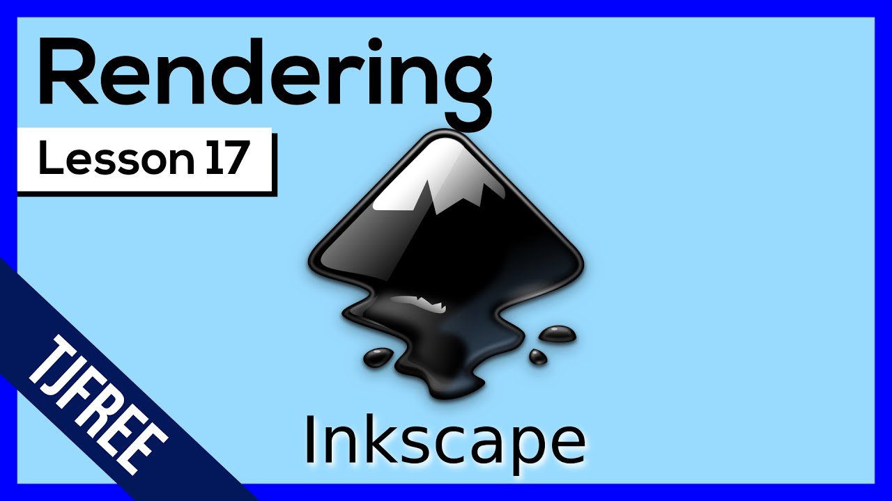 Inkscape Lesson 17 - Rendering Paths and Objects - YouTube