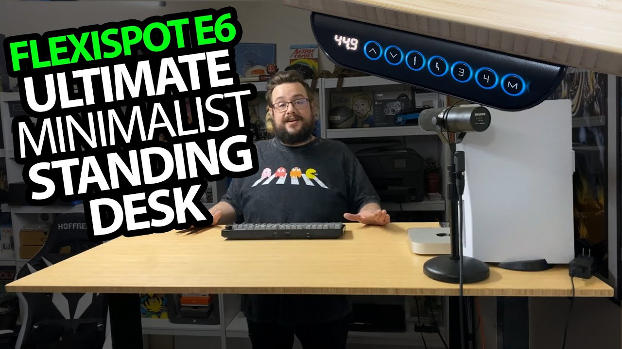 Flexispot E6 Standing Desk: The Perfect Minimalist Desk Setup - YouTube
