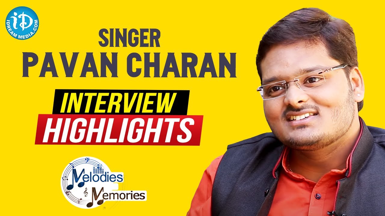 Singer Pavan Charan Exclusive Interview Highlights | Melodies And ...