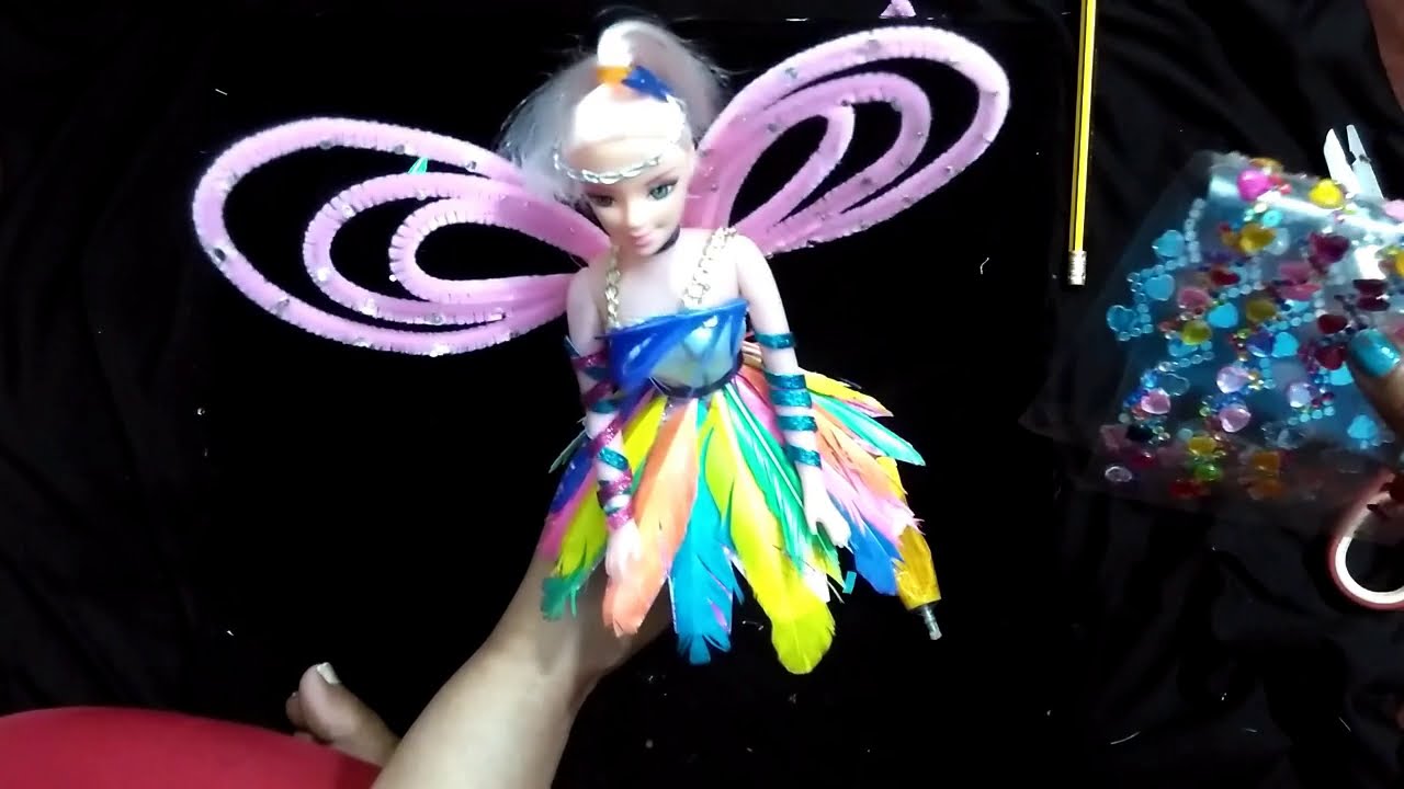 paper craft/DIY Barbie Dresses Making Easy No Sew Clothes for Barbies ...