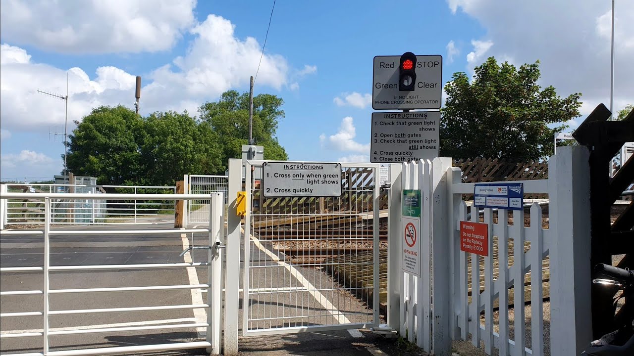 Level Crossing - Station Road, Healing - YouTube