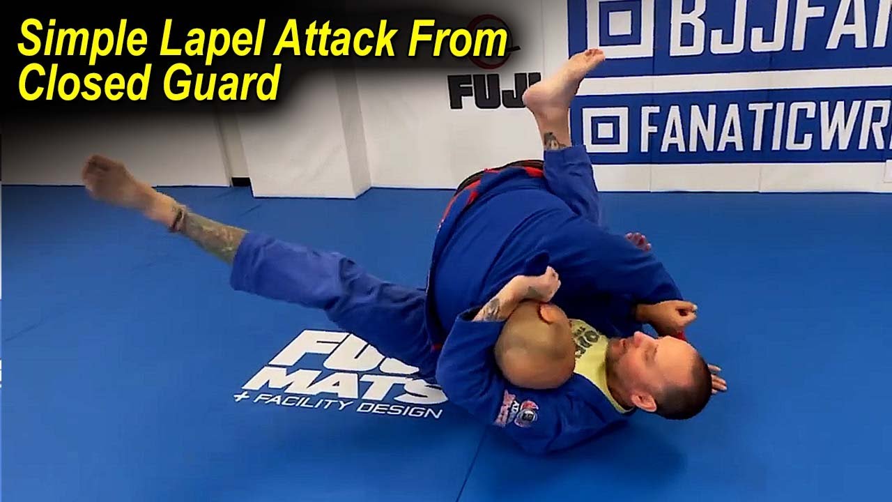 Simple Lapel Attack From Closed Guard That Works Even If You Are Over 50 Years Old by Rich Sab ...
