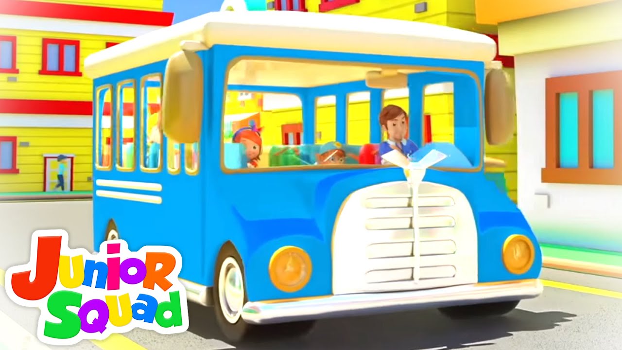 Wheels On The Bus | School Bus Song | Nursery Rhymes and Children Songs ...