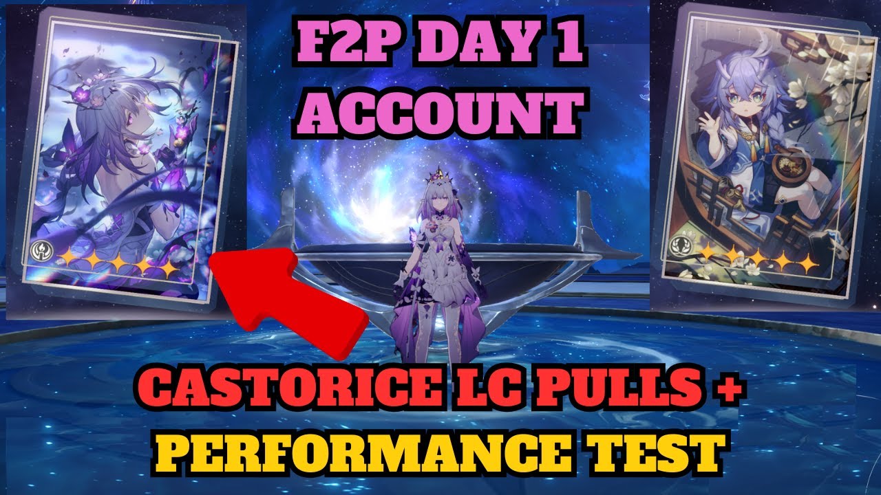 HSR - Pulling and comparing Castorice's light cone (vs. Bailu's ...