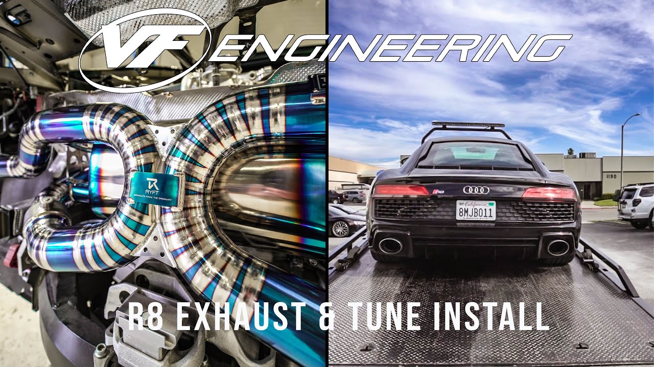 VF Engineering installs RYFT Exhaust & Hex Tune on 2020 R8! - With Nik ...