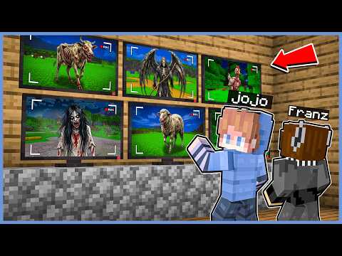 JOJO & FRANZ MEMANTAU SEMUA CCTV PENAMPAKAN ANOMALI HANTU di MINECRAFT!