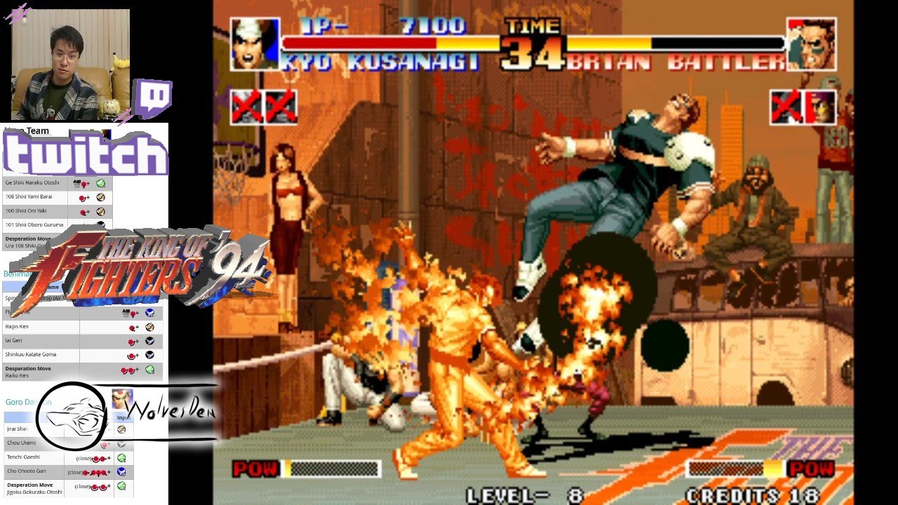 (ARC) KOF '94 - Team Japan - Attempt 1 - Part 1 - Going for the cannon ...