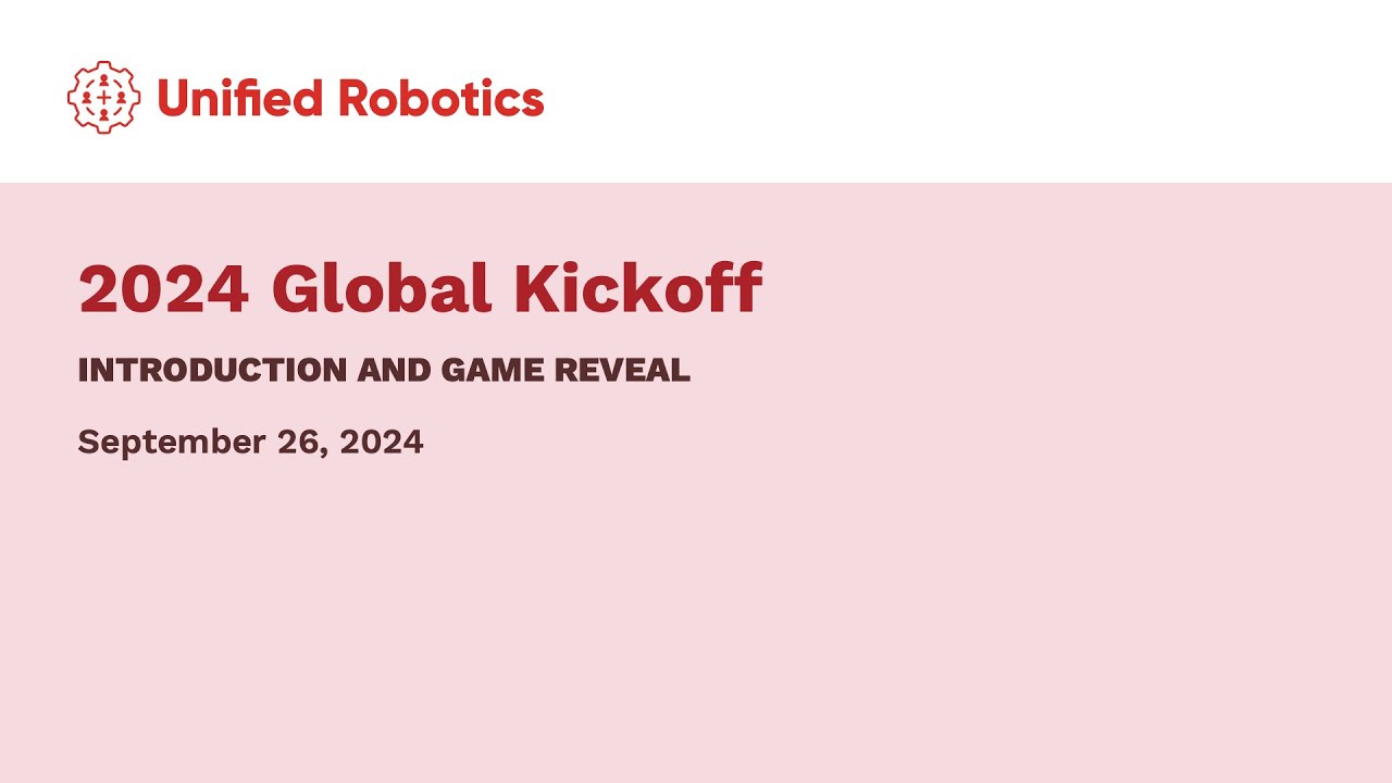 2024 Global Kickoff - Introduction and Game Reveal - YouTube
