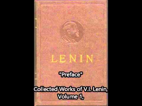 Collected Works of V.I. LENIN, Volume 1 - "Preface by Progress ...