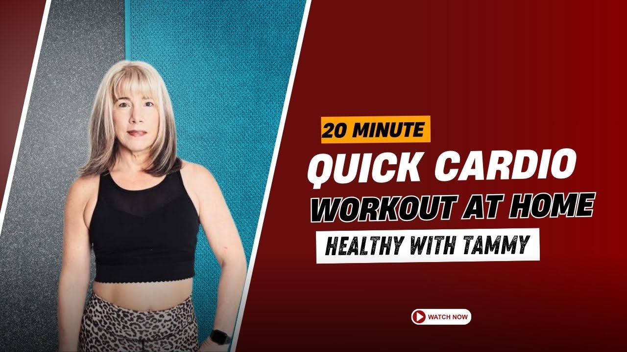 20 Min Quick Cardio Workout at Home | Easy Cardio and Abs Workout | Get ...