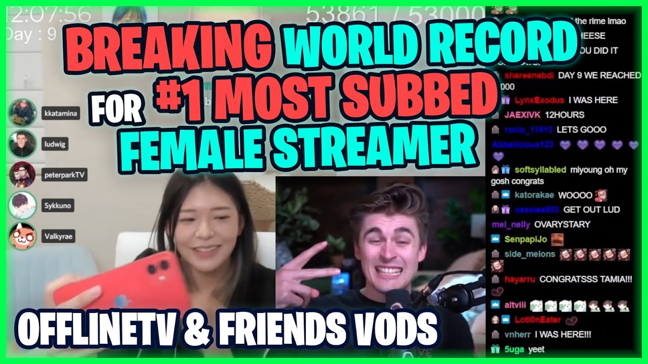 #1 Most Subscribed Female Streamer of all Time Congrats Miyoung With #1 ...