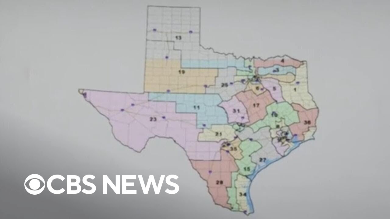 Texas GOP unveils new planned congressional map - YouTube