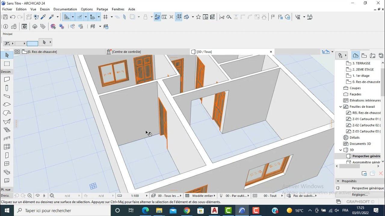 PLAN ARCHICAD 3D R2 - YouTube