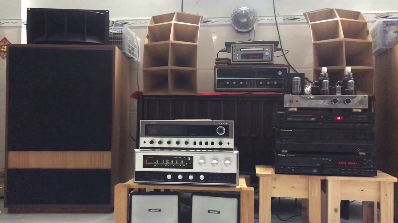 Test amply Sansui 3000A - YouTube