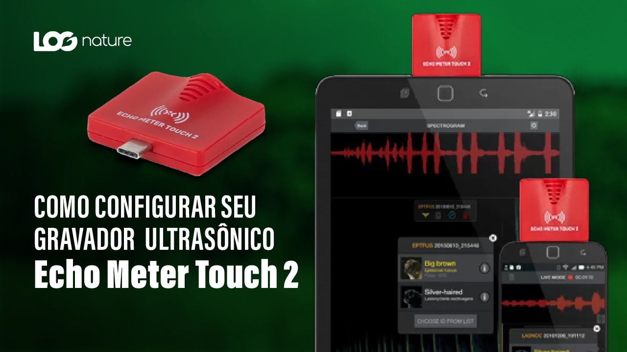 Como configurar o gravador ultrasônico Echo Meter Touch 2 - YouTube