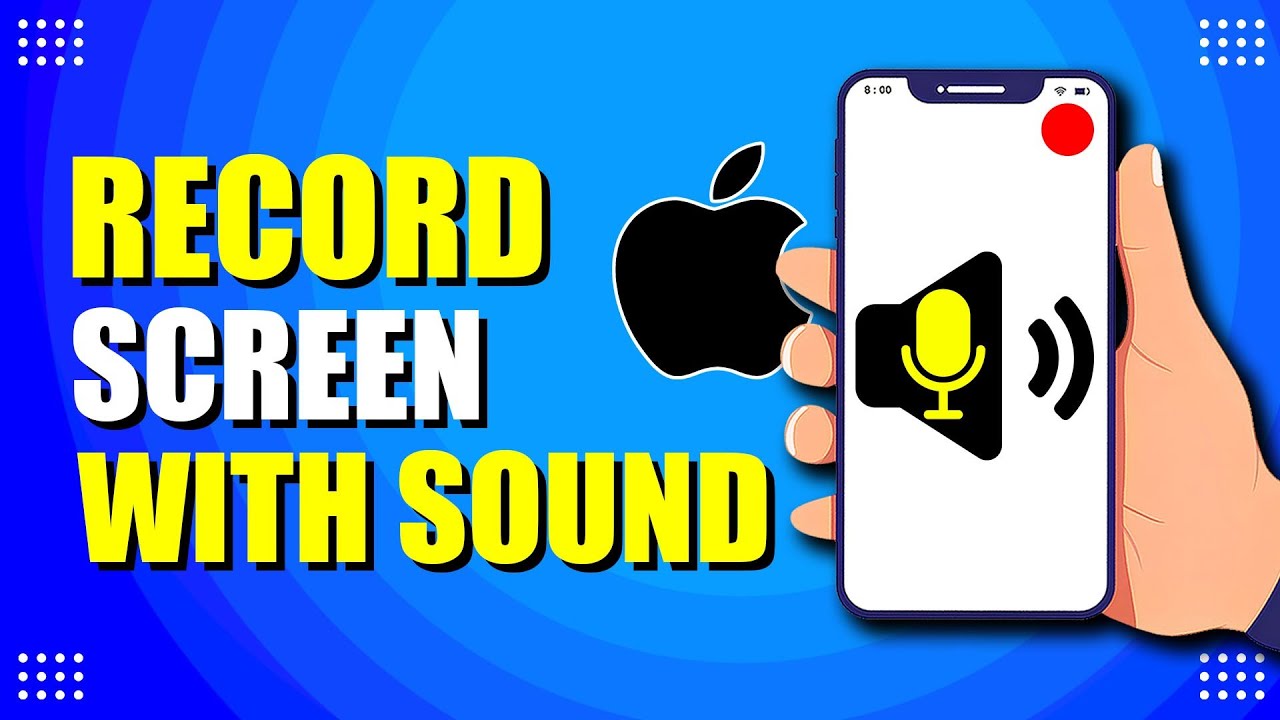 How To Record iPhone Screen With Sound (Setup Guide) - YouTube
