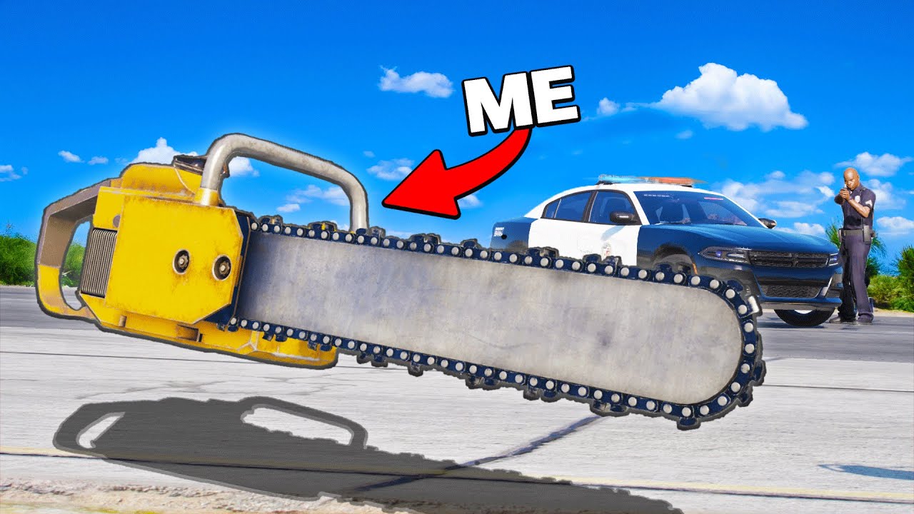 GIANT FLOATING CHAINSAW TERRIFIES PLAYERS! | GTA 5 RP - YouTube