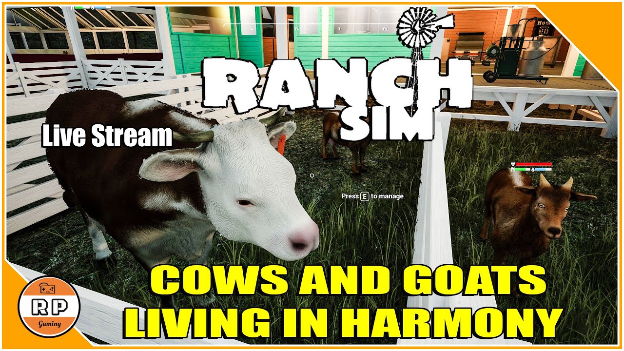 Ranch Simulator: COWS and GOATS Living In Harmony - YouTube