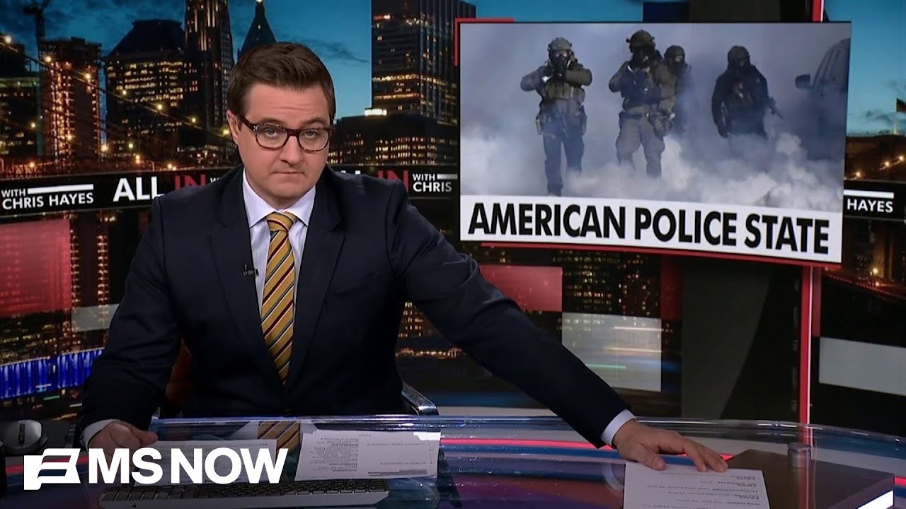 ‘The wolf is at the door’: Hayes warns Trump is building a police state ...