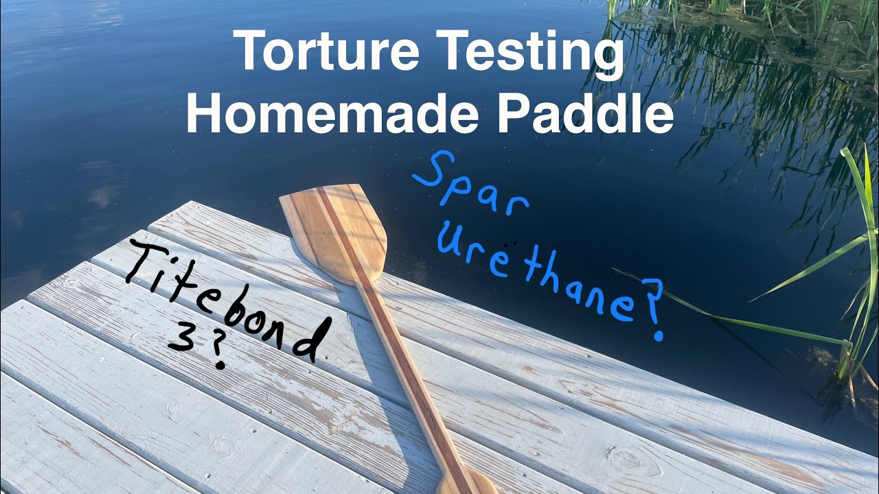 Torture testing homemade paddle - did it hold up? - YouTube