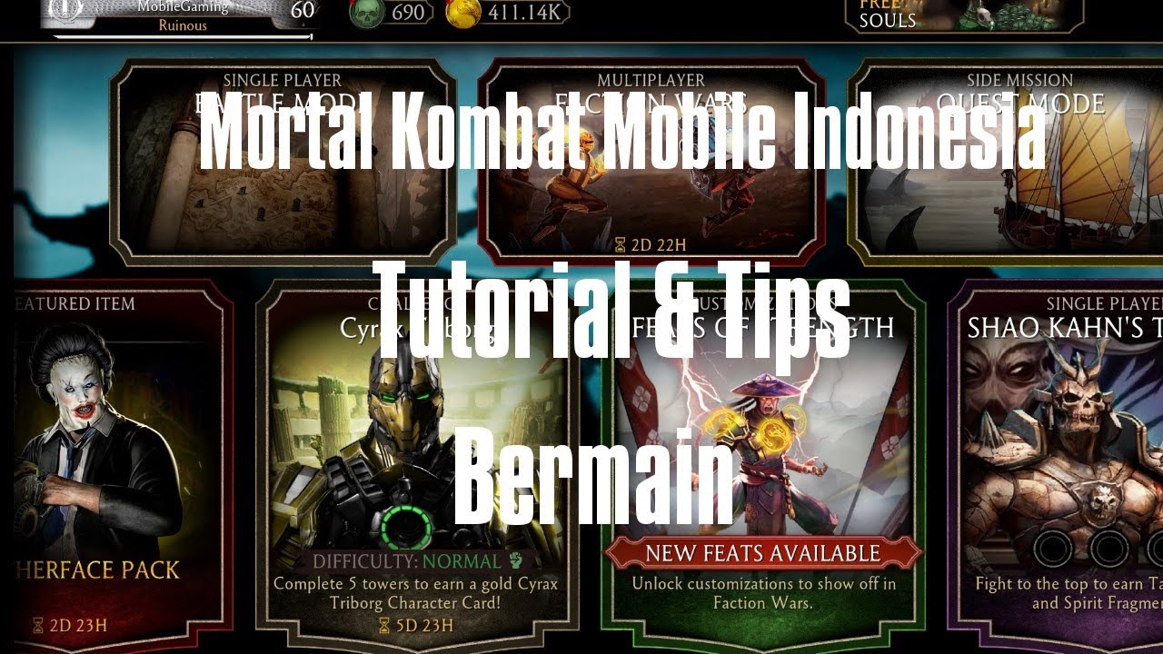 Review Game Play, Tutorial & Tips Mortal Kombat Mobile Indonesia X ...