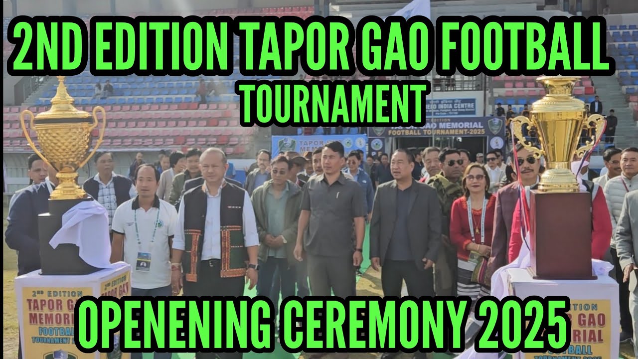 2ND EDITION LATE TAPOR GAO MEMORIAL FOOTBALL TOURNAMET OPENING CEREMONY ...