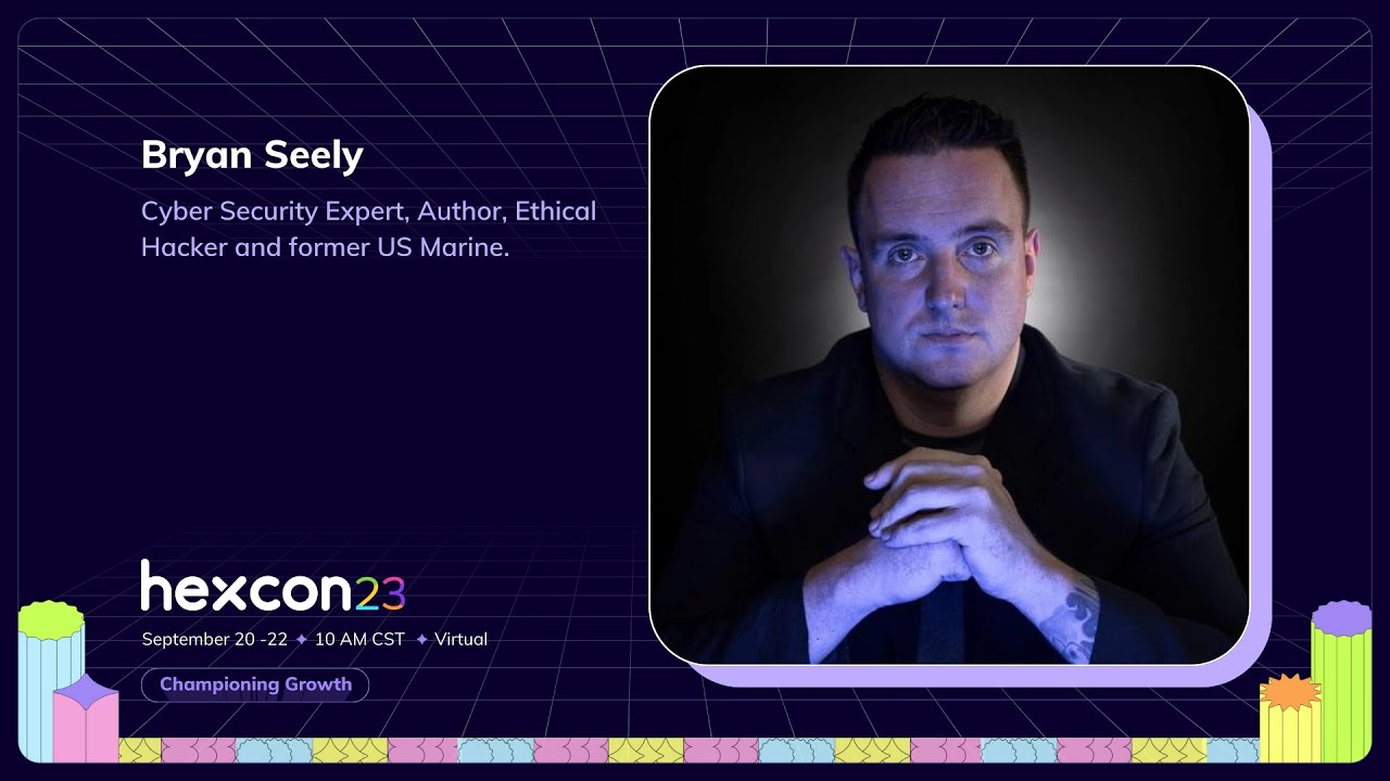 HexCon23 Promo Video Bryan Seely - YouTube