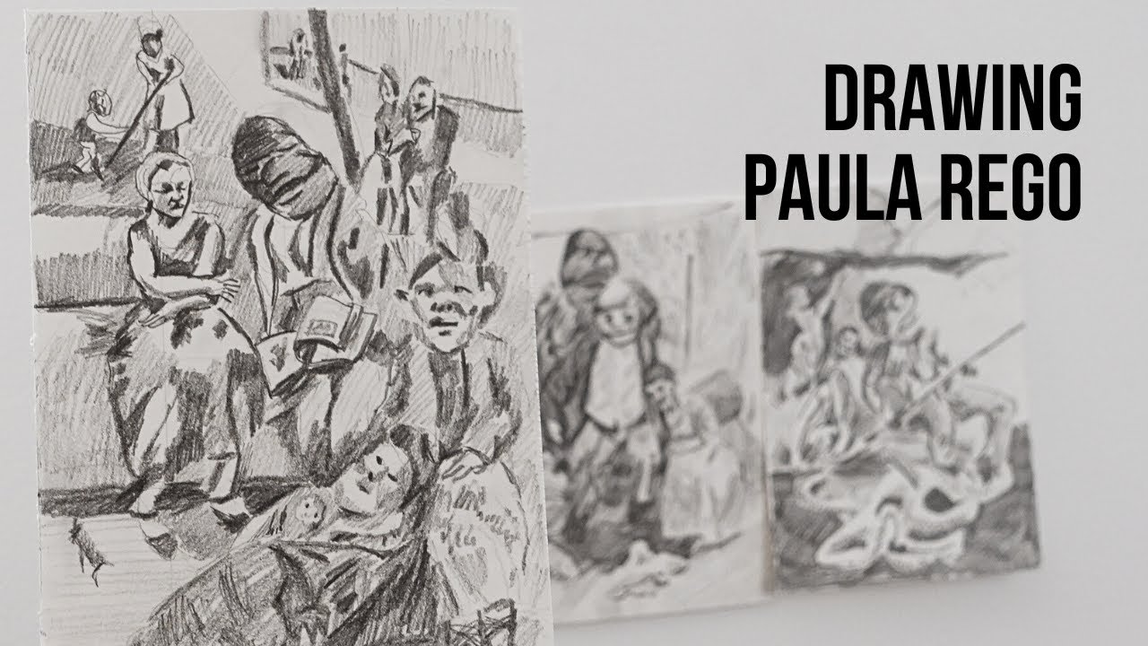 Drawing Paula Rego | Art Study - YouTube
