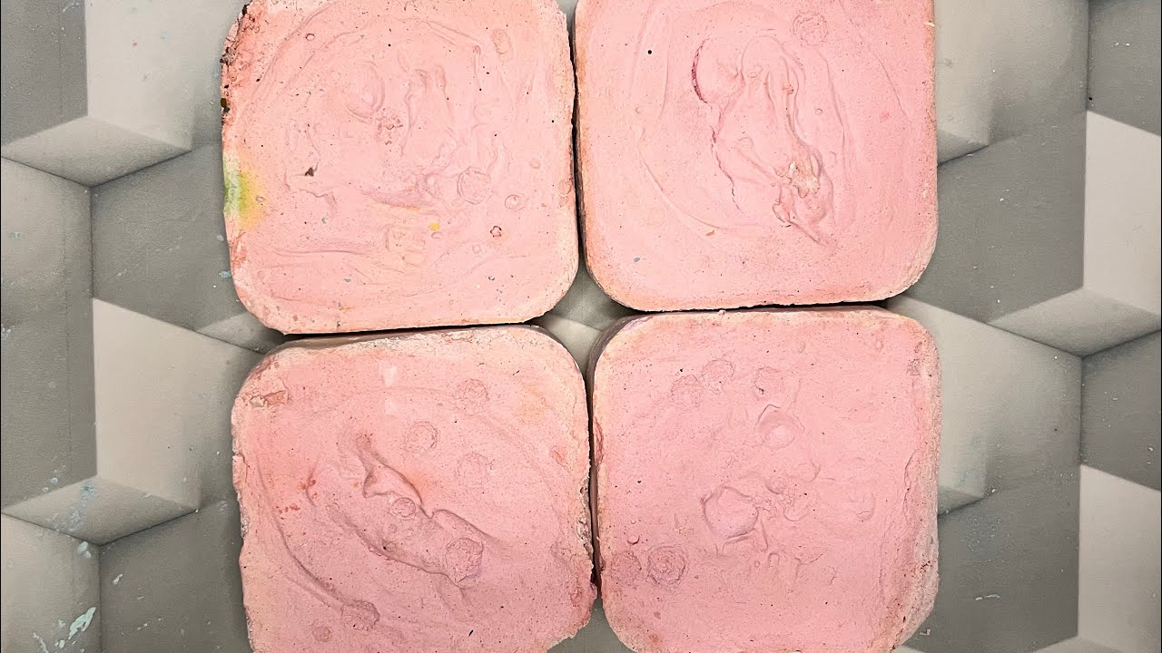 Dusty vibration pink block 🩷 satisfying 🩷 relaxing 🩷soft 🩷dusty ...