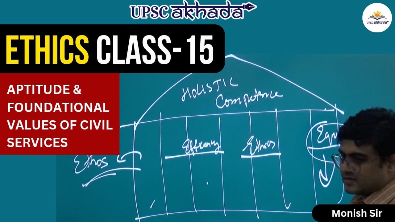 Aptitude and foundational values of civil services | Ethics Class - 15 ...