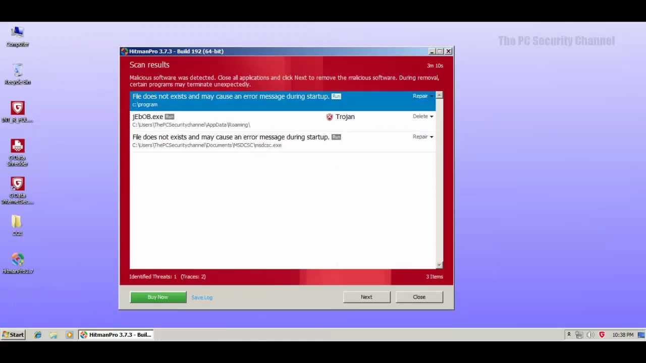 G data Internet Security 2014 Behavior Blocker Standalone test - YouTube