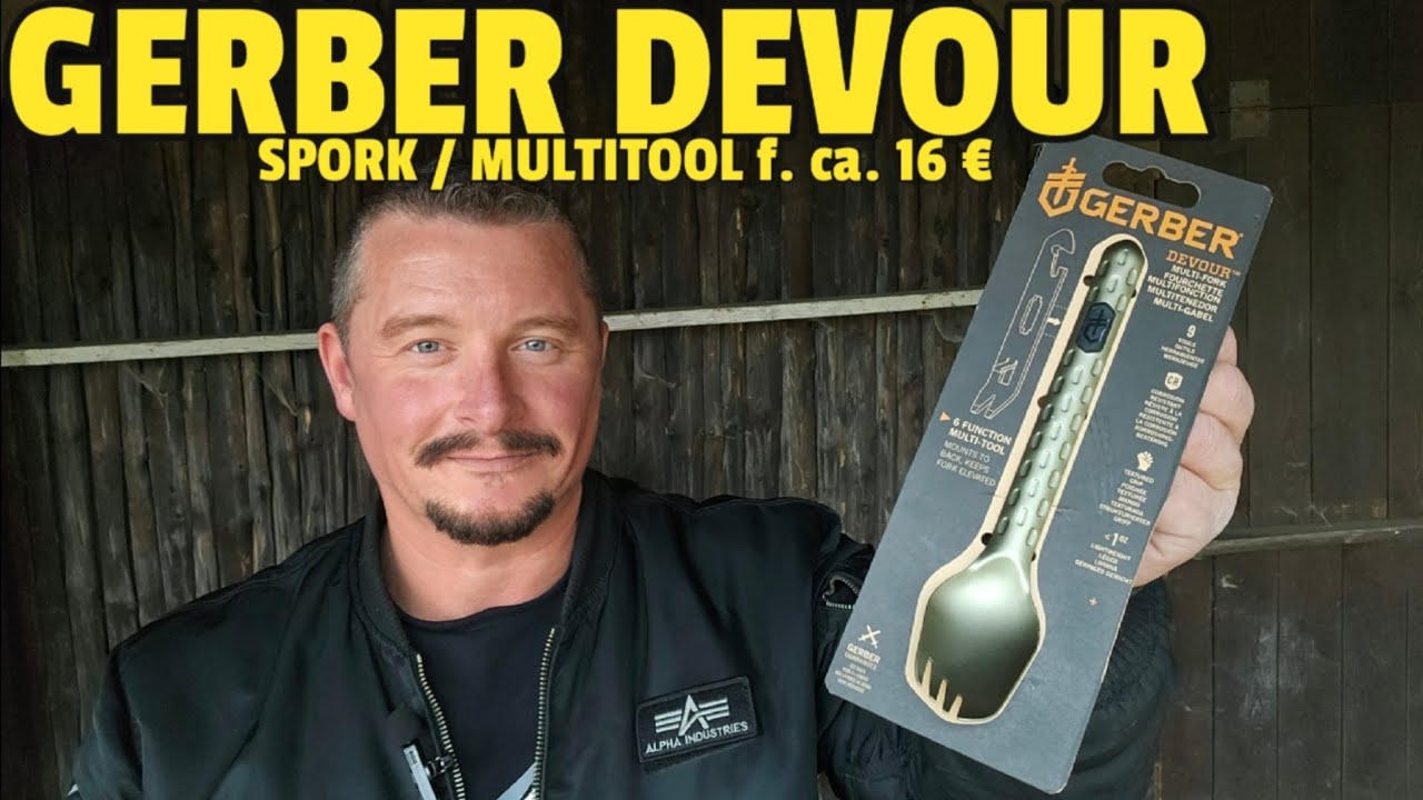 GERBER DEVOUR MULTIFORK / Spork + Multitool f. 16€ / Söldner Messerladen - YouTube