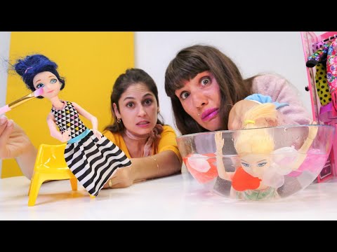 Uğur Böceği Marinette ve Chloe yeni yıl partisine hazırlanıyor. Eğlenceli çocuk videosu.