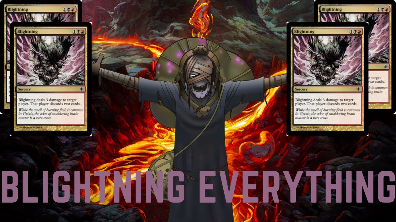 [Modern MTG] Bloodchief Ascension Combo + BLIGHTNING! - YouTube