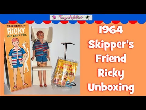 Vintage Barbie 1964 Skipper's Friend Ricky Unboxing ~ Toy-Addict - YouTube