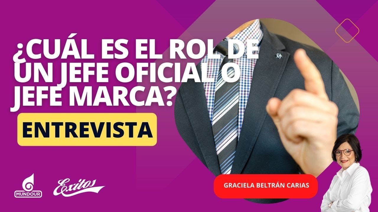 ¿Cuál es el rol de un jefe oficial o jefe marca? - YouTube